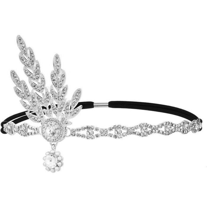 Bandeau Vintage Flapper,Serre-Tête Gatsby Des Années 1920,Coiffure De ...