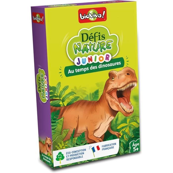 Bioviva - Défis Nature Junior - Au Temps Des Dinosaures - Détiens Les ...