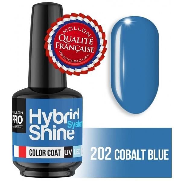Mini Vernis Semi-Permanent Hybrid Shine Cobalt Blu - Cdiscount Au quotidien