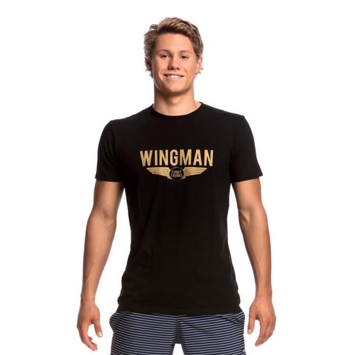 Vêtements Homme T-Shirts Funky Trunks Crew Neck Noir - Cdiscount Sport