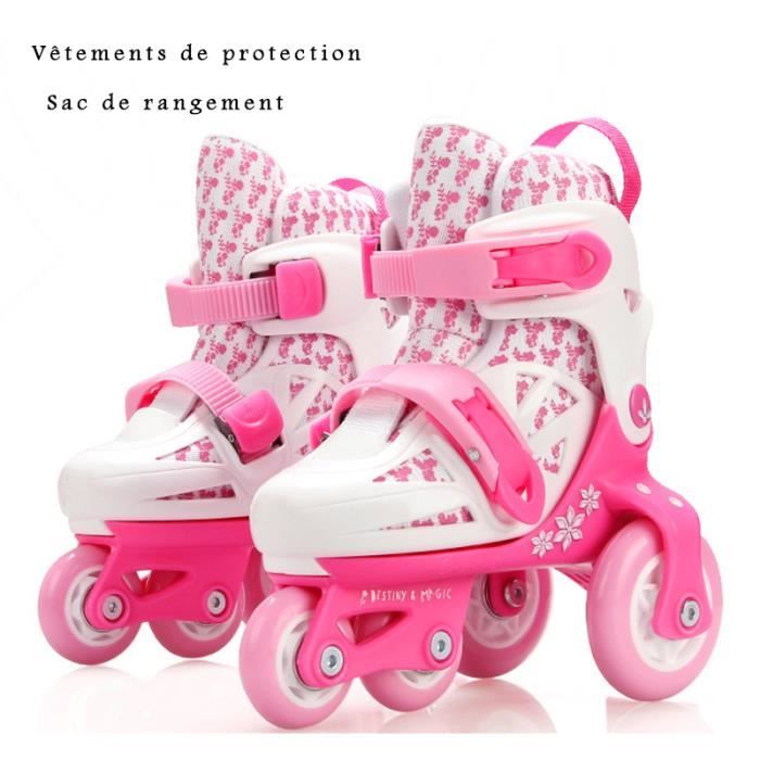 Patin a roulette patin quad débutant Réglable du 27au30- Emballage de ...