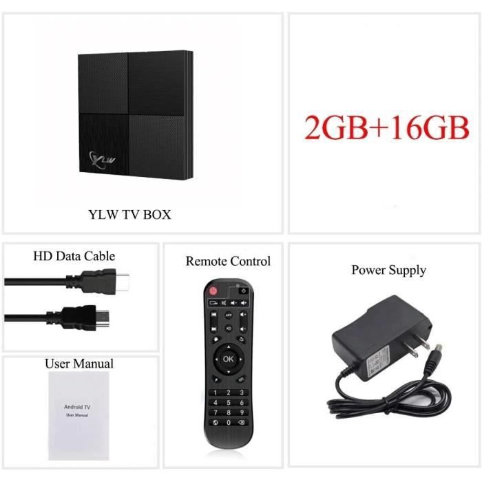 Décodeur TV - RNCYN - T2 - Android 12.0 - 2GB RAM - 16GB Stockage - 6K Résolution - Cdiscount TV ...