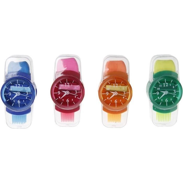 1pc Créatif Grinder Dessin Animé Montres Tranchant Crayon Taille-Crayon ...