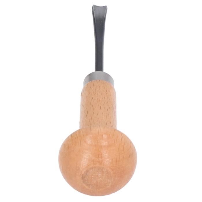 Ciseau à bois Couteau à Bois Ciseau à Découper le Bois Gouge Droite Couteau de Coupe Outil ...