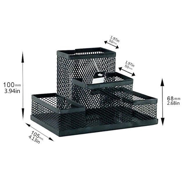 Porte-stylo,4--Porte stylo en fer à trois grilles, porte stylo ...