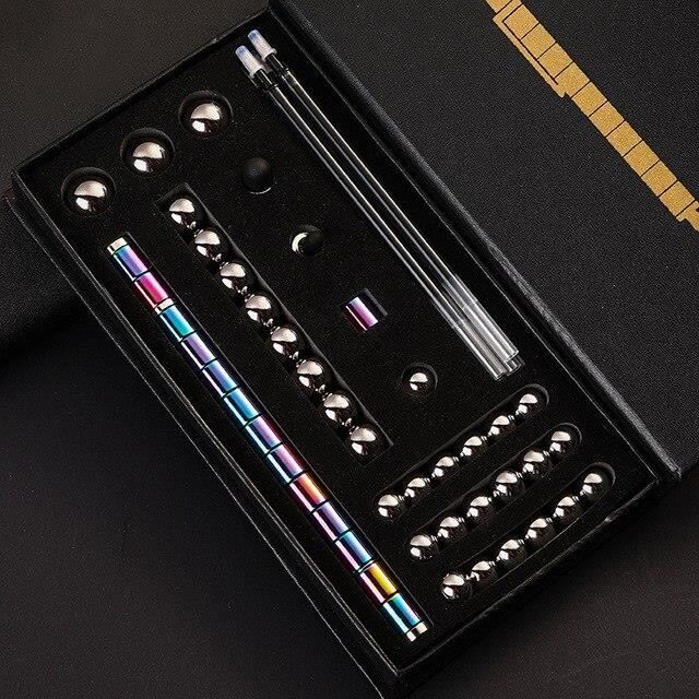 STYLO,Rainbow Big Set--Stylo magnétique multifonction en métal ...
