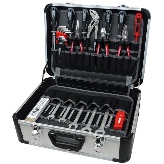 Malette à Outils Complète en Aluminium 164-pièces - FAMEX 429-88 ...