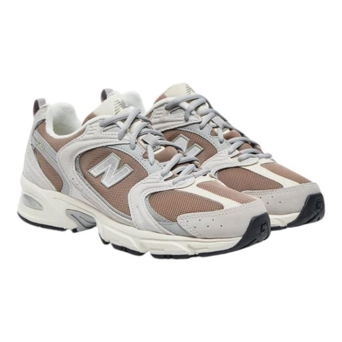Baskets - New Balance - MR530 - Beige - Talon Plat - Bout Rond - 3 cm ...