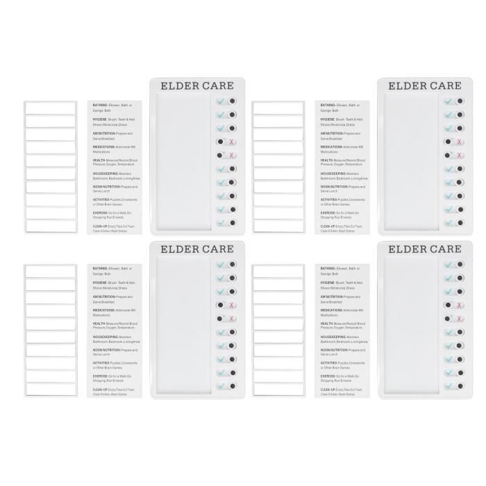 JIM-DIY Sticky Notes Plastic Checklist Portable To Do List Board DIY ...
