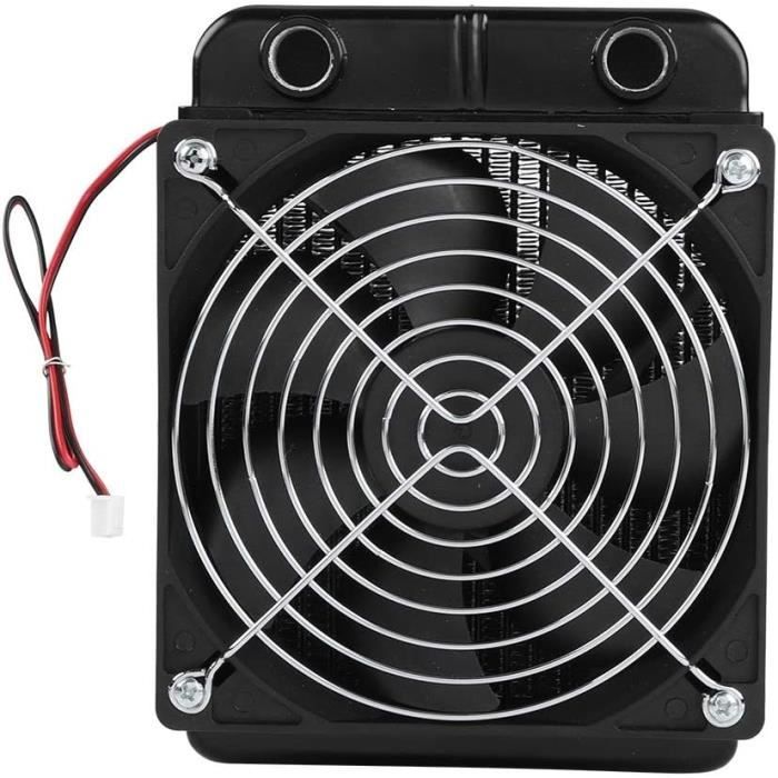Cpu Cooler Radiateur De Refroidissement Par Eau Noir En Aluminium Cpu ...