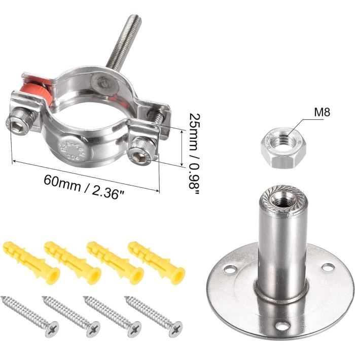 Collier De Serrage Tuyau Pince Clip Serre Joint Mur Support Plafond ...