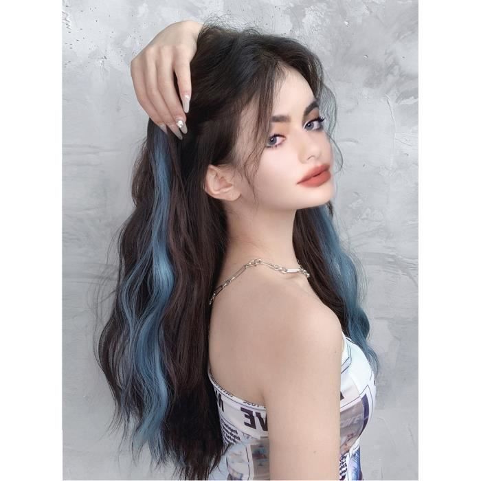 Tapez 33--Extensions de cheveux synthétiques à clipser, faux cheveux ...