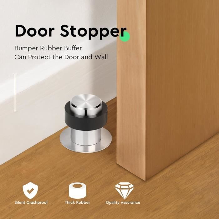 SWAWIS 6 Pièces Butoir de Porte ø 32mm Hauteur 45mm, Butoir de Porte ...