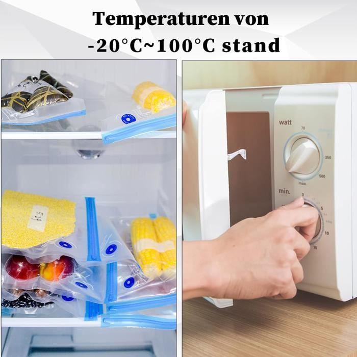 Mini machine à emballer sous vide, fonction 4 en 1, fermeture sous vide ...