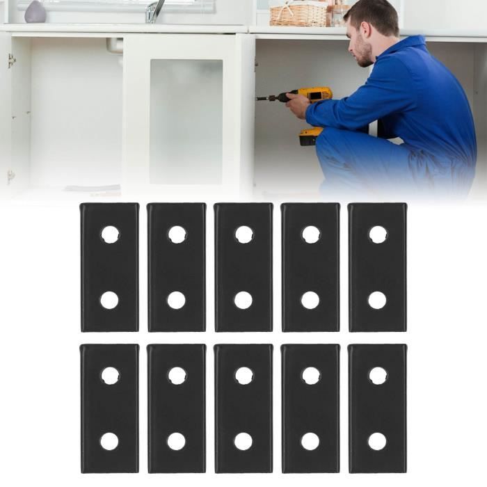 HURRISE Lot de 10 Plaques de Fixation Plates en Alliage d'Aluminium ...