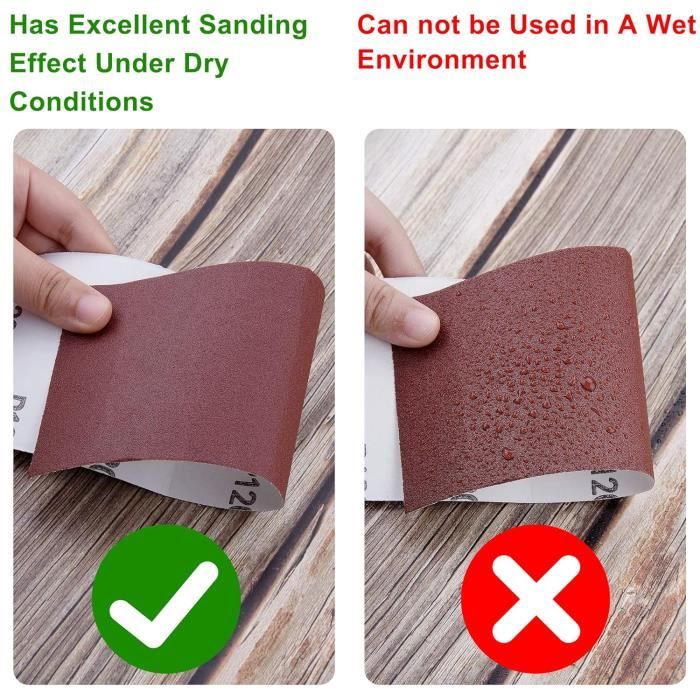 Papier De Verre Rouleau 5M X 93Mm Papier Abrasif Pour Ponçage Polissage ...