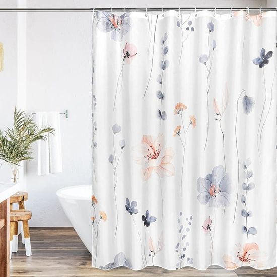 Rideau Douche Tissu Lavable