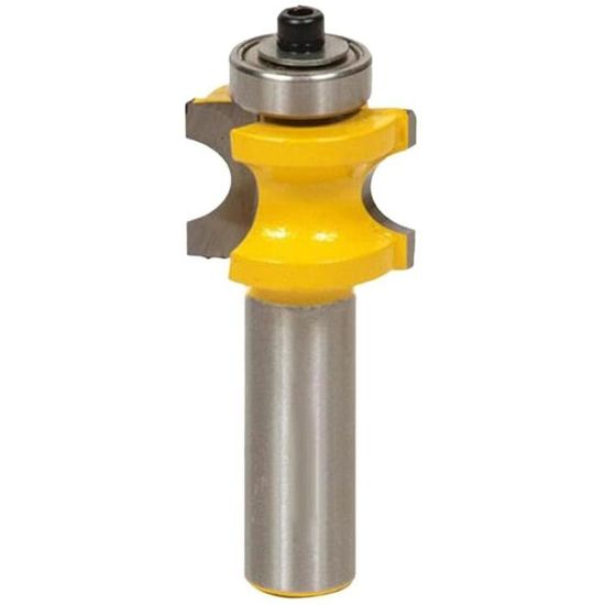 Fraise à Moulurer Demi-Rond Queue Fraise à Profils 1-2 Rond en Acier de Carbure pour Traitement ...