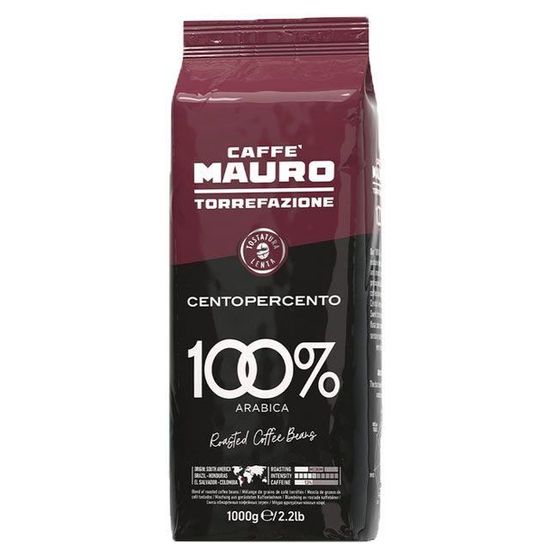 Café en grains Caffè MAURO CENTOPERCENTO 100% (1kg) - Cdiscount Au ...