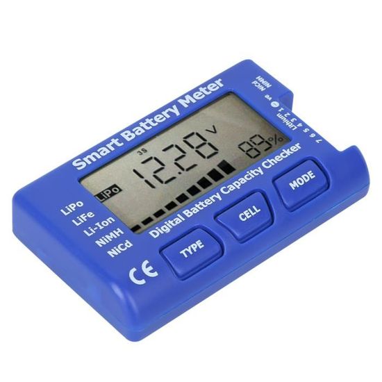 Compteur de batterie Cell Meter, 5-in-1 Smart Digital Battery Meter for ...