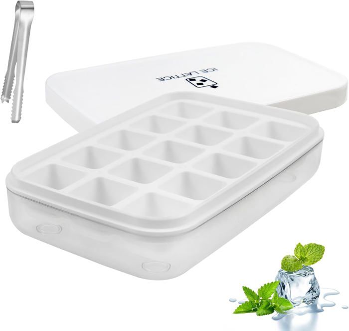 Ice Maker Bac Glacon Mit Deckel 15 Fächer Bac À Glaçons Silicone 165 * ...