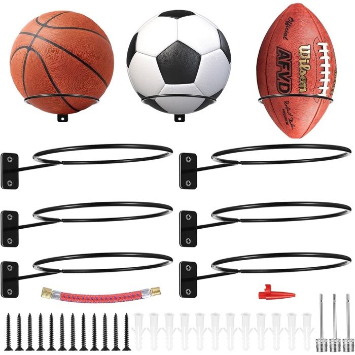 6 Pcs Support Mural Ballon, Support Ballon Foot, Support Rangement ...