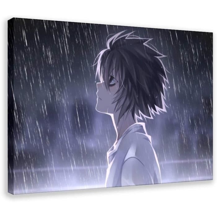 AIMASHI Poster d'animation Death Note L sur toile pour décoration de ...
