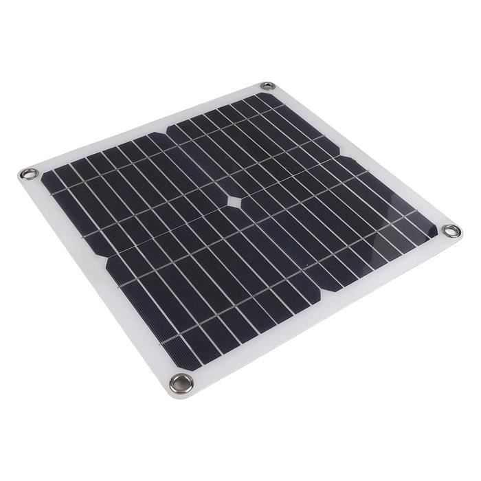 Panneau Solaire 200W 12V, Chargeur de Panneau Solaire Silicium Monocristallin Conservation de l ...