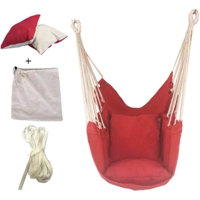 Siège Suspendu En Toile De Coton Fauteuil Suspendu Chaise Hamac,Style 6 ...