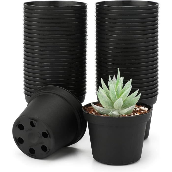 50 Pièces 7.6 Cm Petits Pots Pour Semis, Mini Givrét Pot Plante De ...