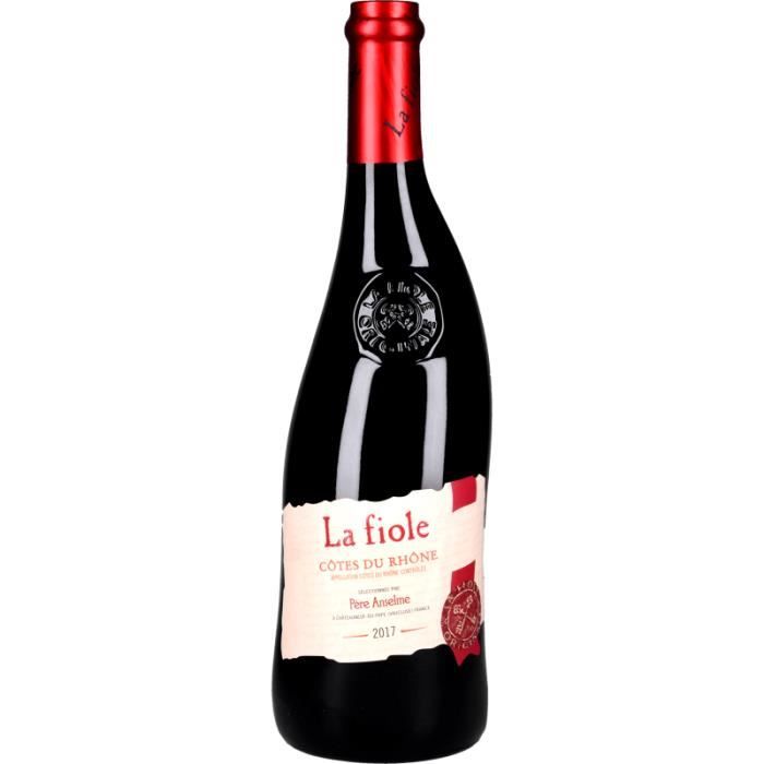 Vin Rouge - Côtes-du-Rhône La Fiole Père Anselme 2017 - Bouteille 75cl ...