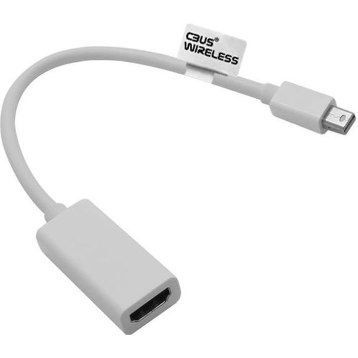 Adaptateur Mini DisplayPort vers HDMI pour Microsoft Windows Surface ...