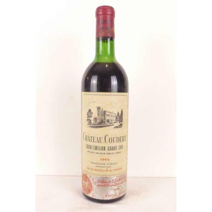 Saint-émilion château coudert grand cru rouge 1964 - bordeaux - La cave ...