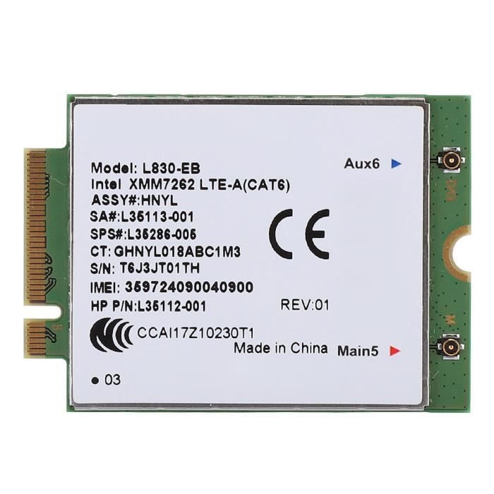 Atyhao carte réseau 4G Carte de Communication sans fil de module L830 ...