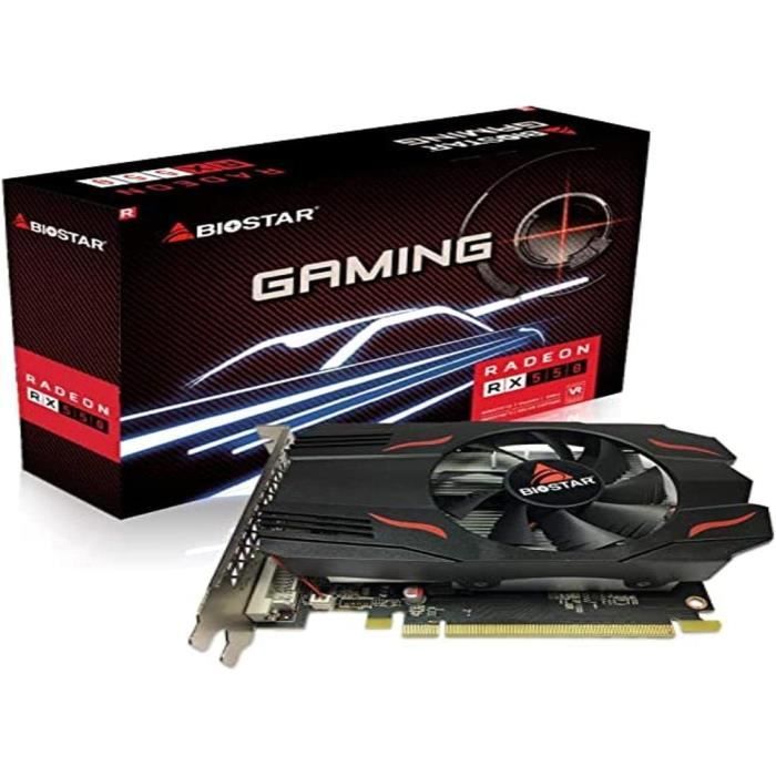 Carte Graphique AMD Radeon Biostar RX 550 D5 4Go VA5515RF41 - Cdiscount ...