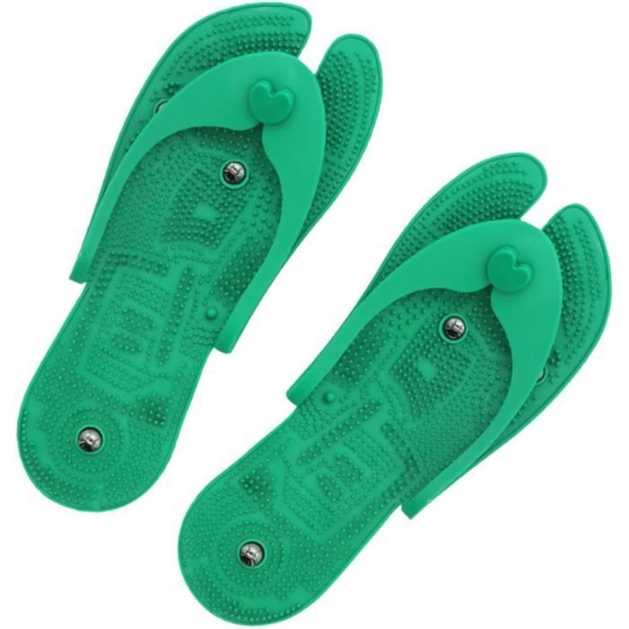 Pieds Talon Massage Circulation Sanguine Pantoufles Manuel Masseur De Pieds Pantoufles De ...