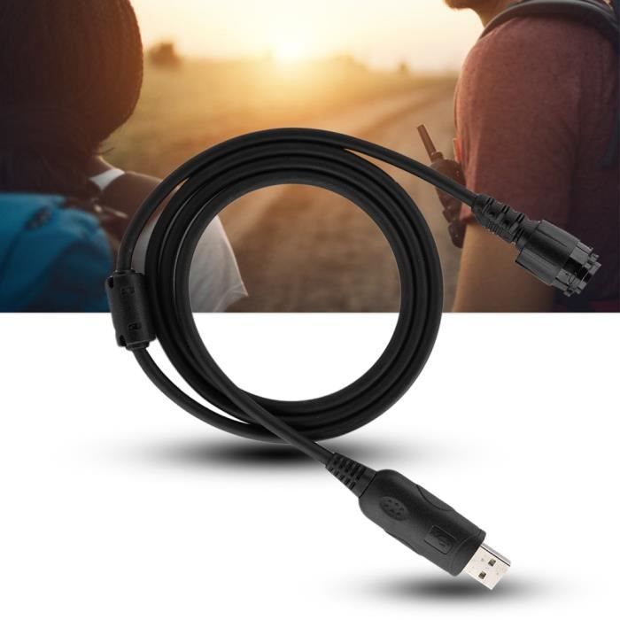 XIJ Cble de programmation USB Programming Cable, 2 Way Radio Walkie Talkie USB Programming Cable ...