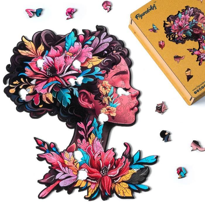 Figured'Art Puzzle en Bois Adulte et Enfant 200 pièces - Portrait de ...