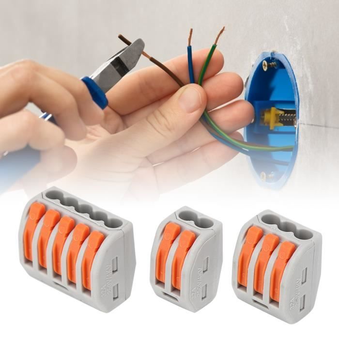 Connecteur d'éclairage, connecteur de résistance au feu pratique et ...