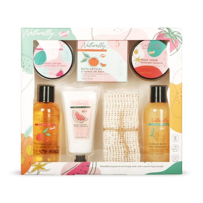 Coffret de bain - GLOSS - Naturally - 7 pièces - Gel douche 160ml ...