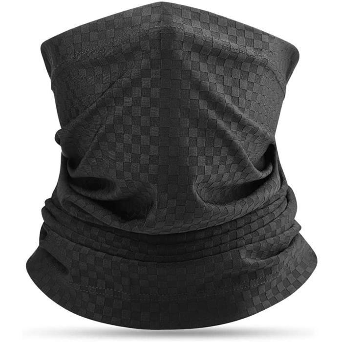 Écharpe tubulaire mixte - Protection UV - Noir - Multisport - Respirant ...