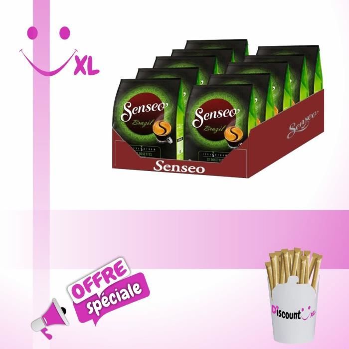 Dosette Senseo Brazil 320 dosettes + 25 Sticks de sucre Hellma ...