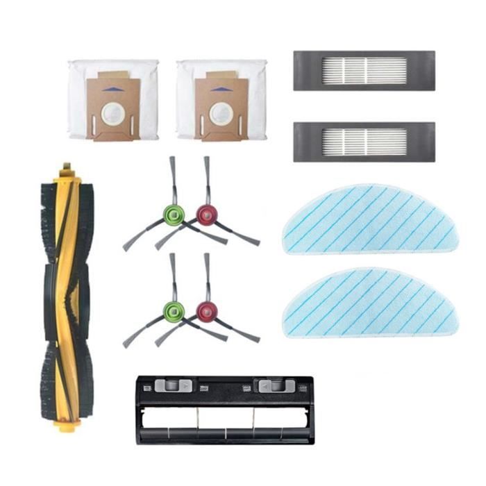 12 Pièces pour Deebot T9 T9Max T9Power T10 Robot Aspirateur avec Brosse ...