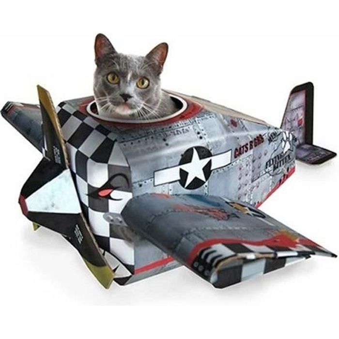 Cabane pour Chats - Avion - Intérieur - Asymétrique - Moyen ...