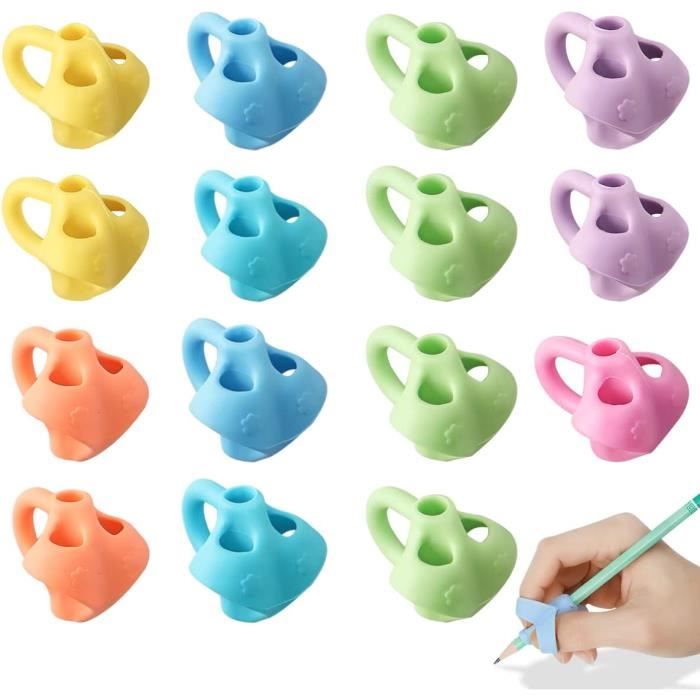 Grippies Aide Écriture, Guide Doigt Enfant, 15 Pièces Grips Pour Crayon ...