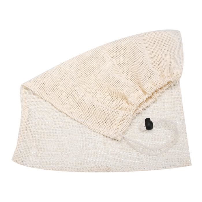 LES Sacs en filet en coton naturel Sacs légers en filet pour fruits et ...