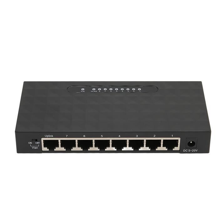 MEI-Commutateur réseau Gigabit 1000Mps 8ports commutateur auto ...