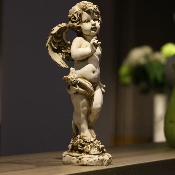 STATUETTE,2--figurine'ange rétro do old, Sculpture'ange en résine ...