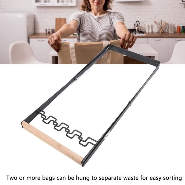 Support de sac poubelle pliable Support de sac poubelle support en ...