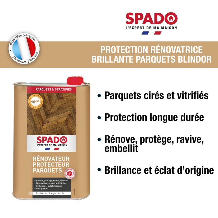 SPADO - Rénovateur Protecteur parquets -Ravive et embellit - Non ...